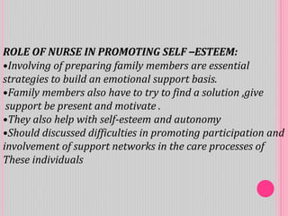 Promoting self esteem and self ideas | PPTX