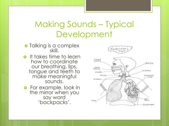 Promoting speech sounds | PPT