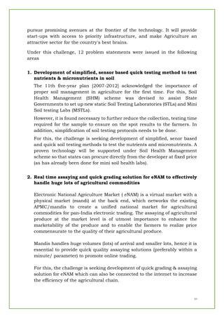 Promoting startups in agriculture | PDF | Agriculture | Industries