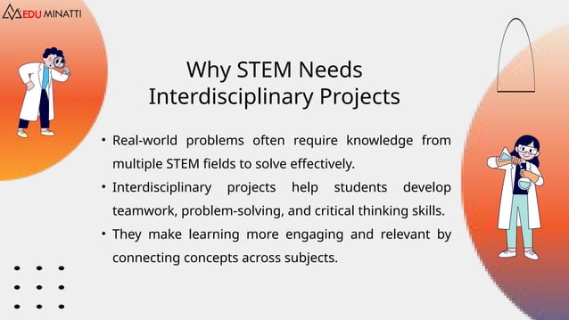 Promoting STEM Education Through Interdisciplinary Projects. | PPTX