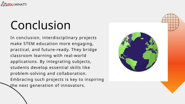 Promoting STEM Education Through Interdisciplinary Projects. | PPTX