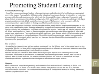 Promoting student learning team a | PPT