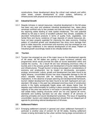 PROMOTING SUSTAINABLE DEVELOPMENT OF HILL AREAS-ISSUES AND OPTIONS | DOC