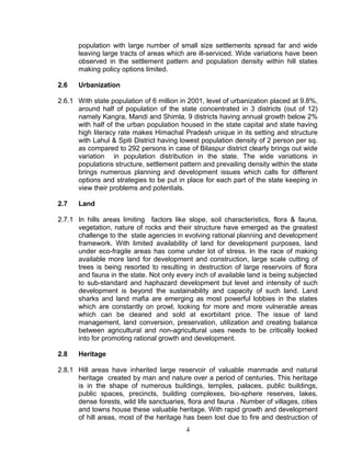 PROMOTING SUSTAINABLE DEVELOPMENT OF HILL AREAS-ISSUES AND OPTIONS | DOC