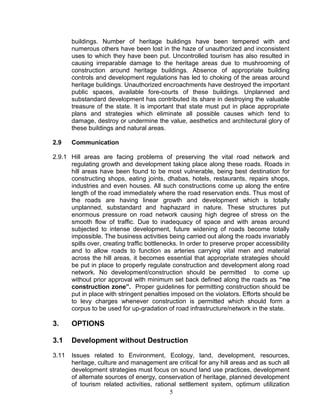PROMOTING SUSTAINABLE DEVELOPMENT OF HILL AREAS-ISSUES AND OPTIONS | DOC