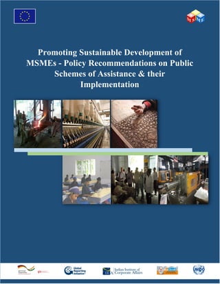 Promoting Sustainable Development of MSMEs - FMC | PDF