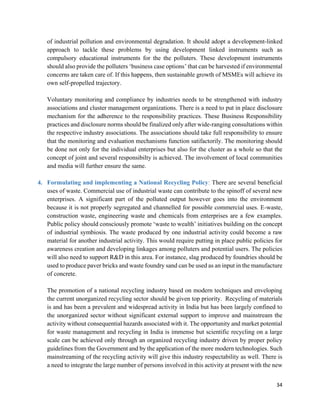 Promoting Sustainable Development of MSMEs - FMC | PDF