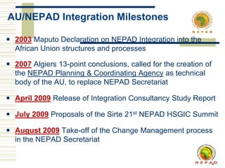 Promoting the African Development Agenda through NEPAD initiatives | PDF