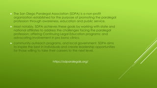 Promoting the paralegal profession through awareness | PPT