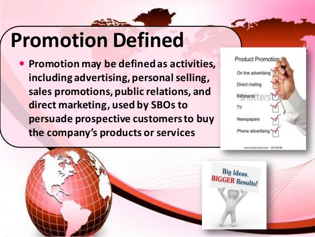 Promoting the small business