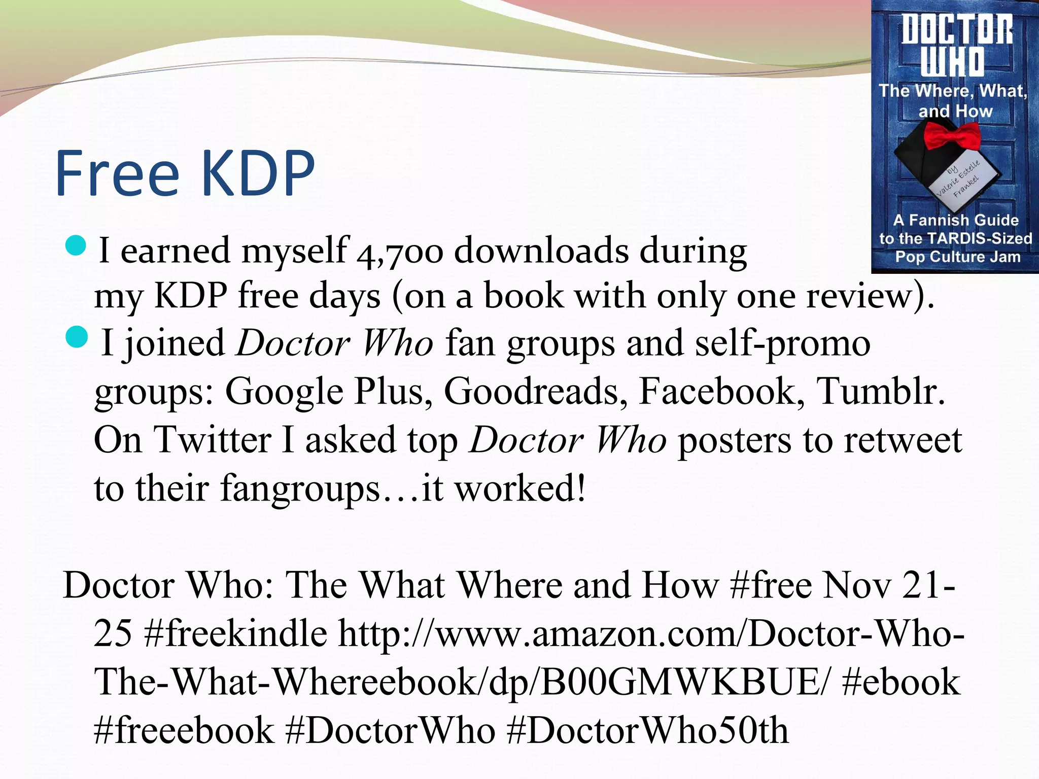 Promoting your book in wacky ways | PPT