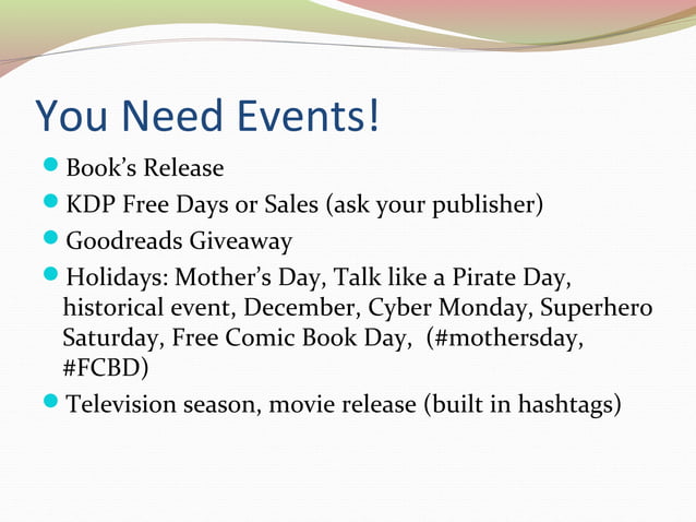 Promoting your book in wacky ways | PPT