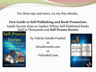 Promoting your book in wacky ways | PPT