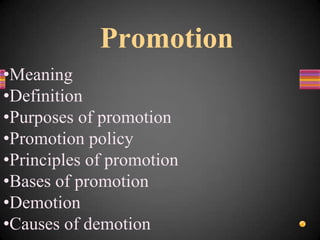 Promotion | PPTX