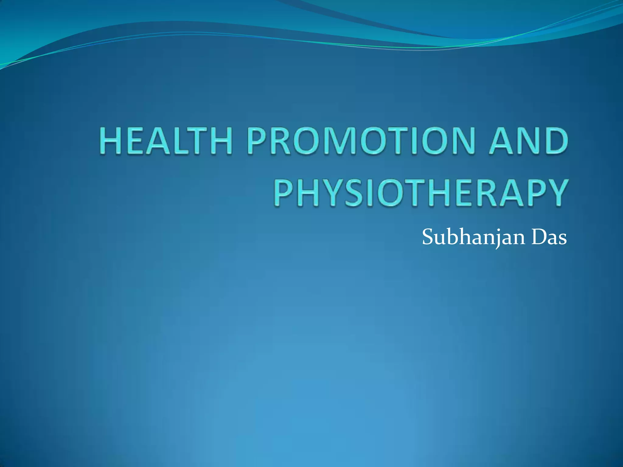 Health Promotion | PPTX