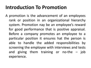 Promotion | PPTX