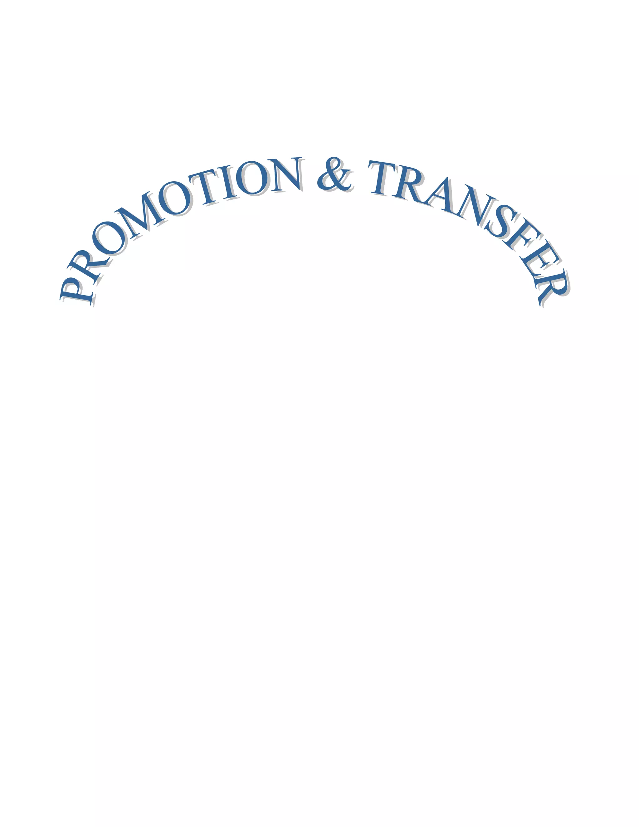 Promotion transfer | DOC