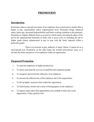 Promotion transfer | DOC