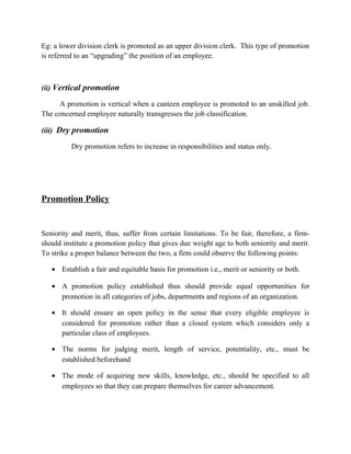 Promotion transfer | DOC