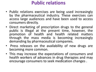 Promotional activities of pharmaceutical industry | PPTX