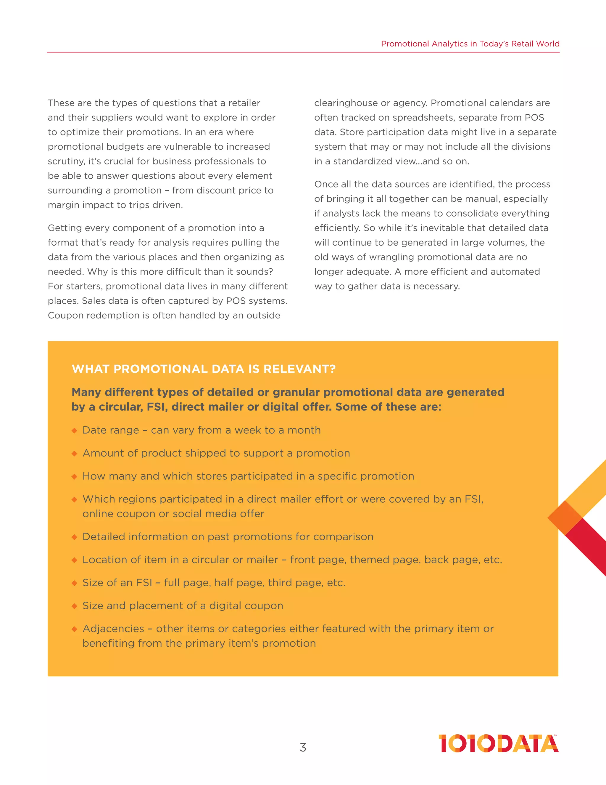 Promotional analytics | PDF