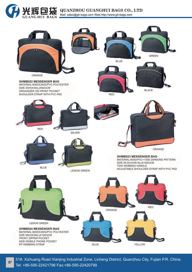 Promotional bags catalogue | PDF