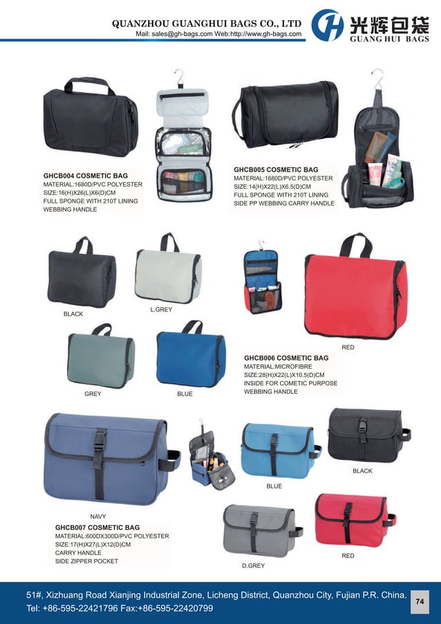 Promotional bags catalogue