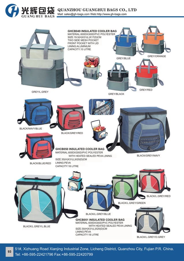 Promotional bags catalogue