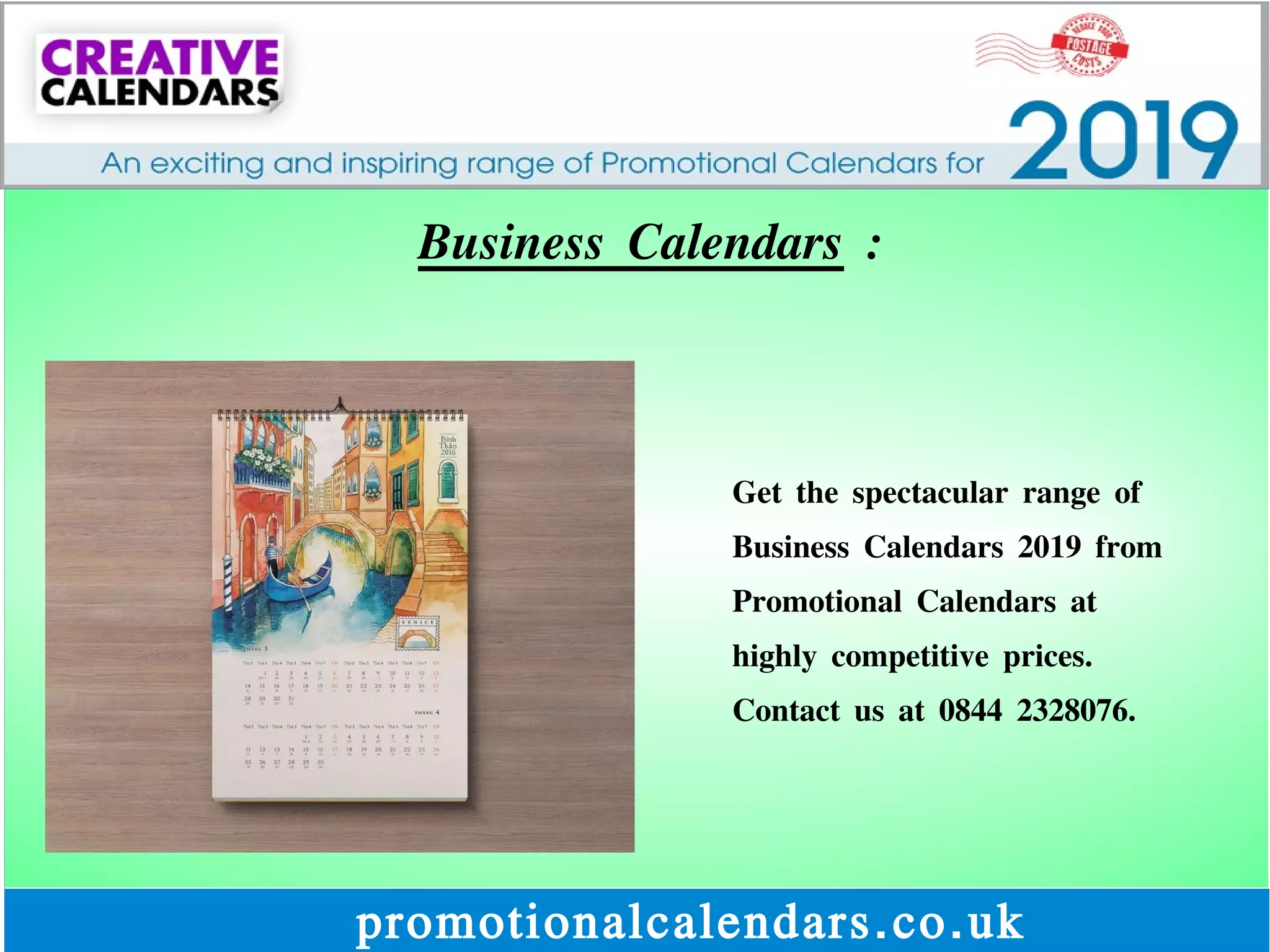 Promotional Calendars | PPT