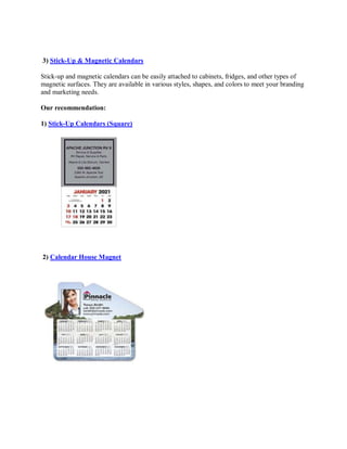 Promotional Calendars from Promo Direct: Start 2021 with a Huge ...