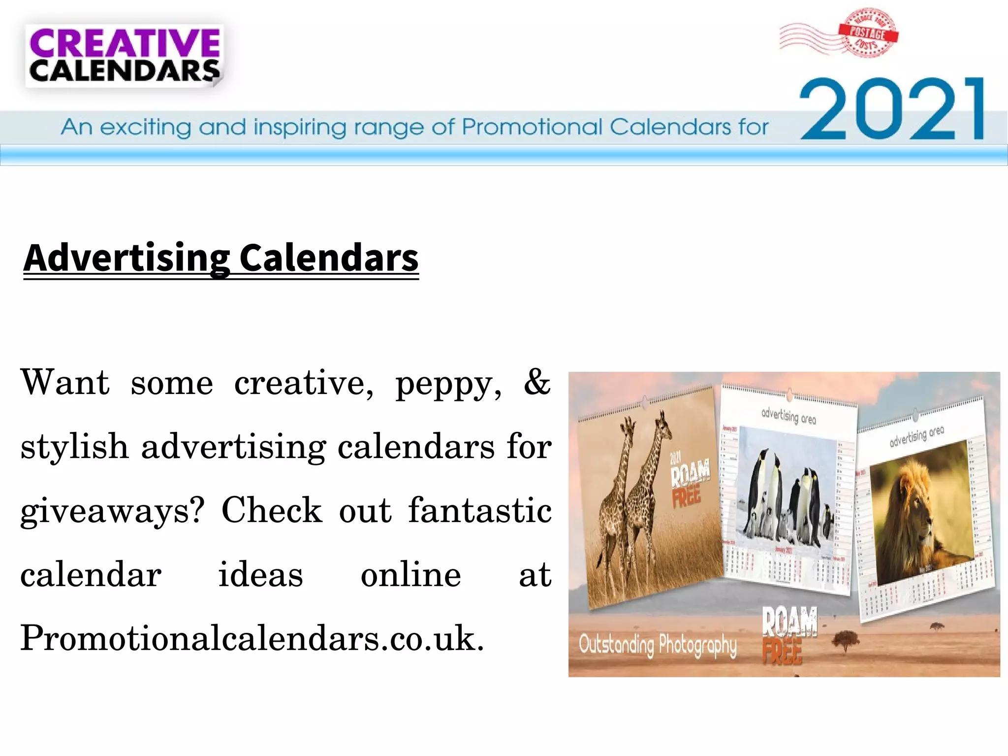 Advertising Calendars | PPT