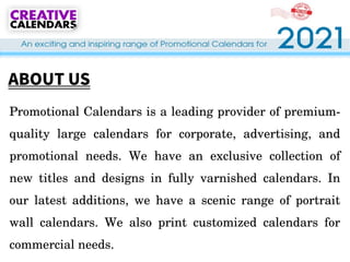Advertising Calendars | PPT