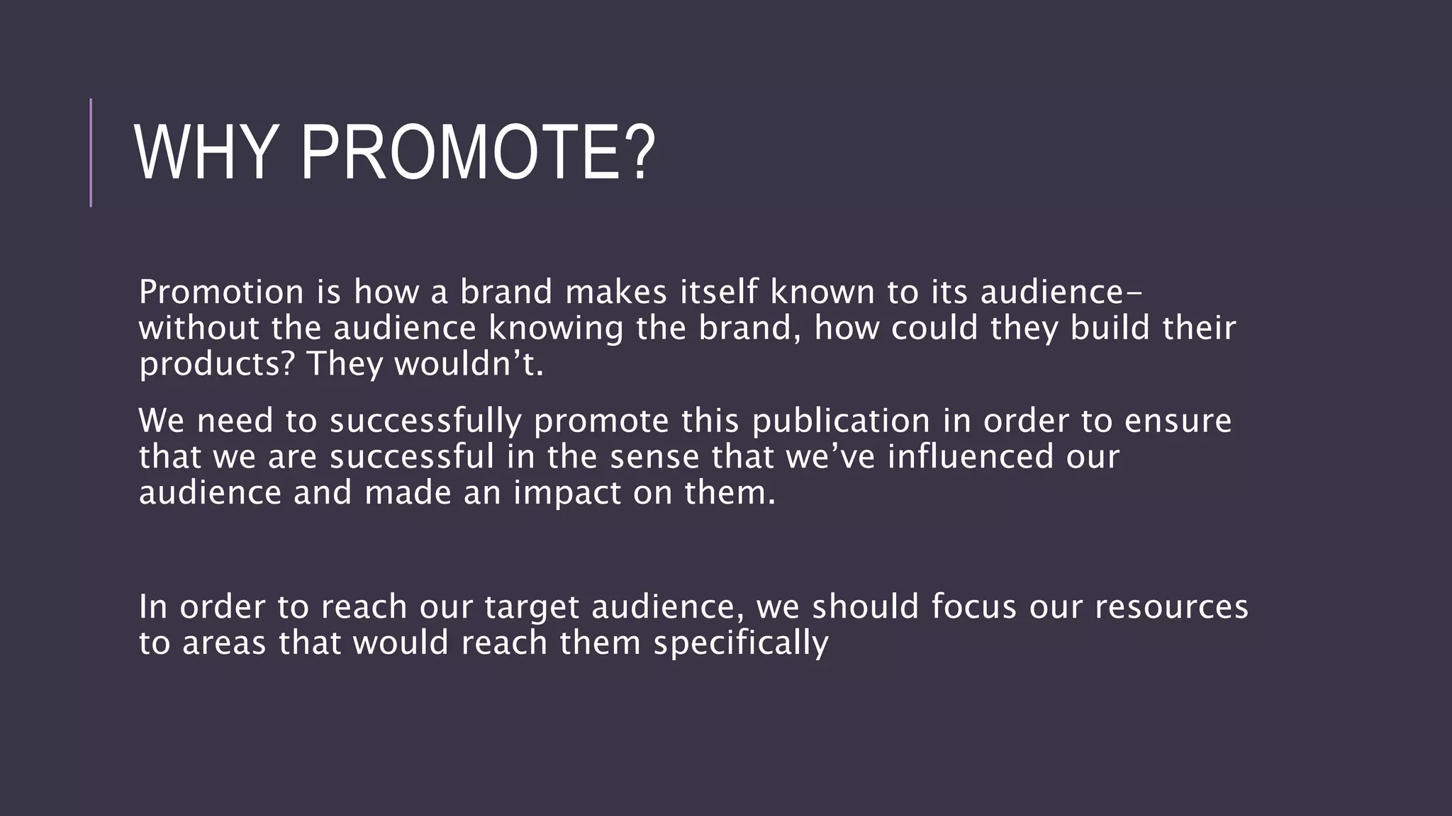 Promotional methods | PPTX | Music | Entertainment