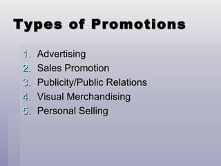 Promotional Mix | PPT