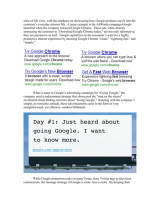 Google\’s Promotional Mix | DOC