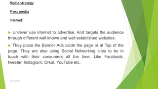 Promotional mix in unilever | PPTX