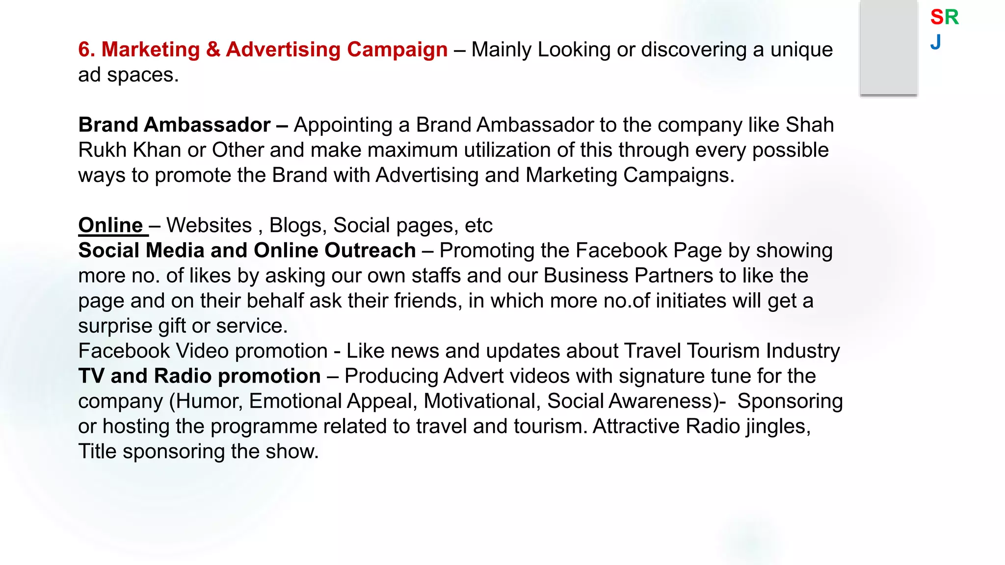 Sample Promotional Plans | PPTX