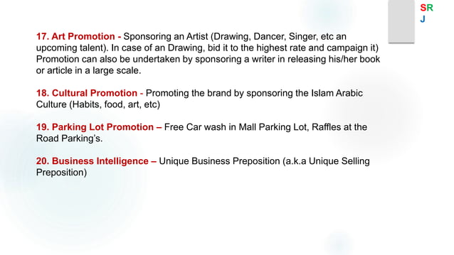 Sample Promotional Plans | PPTX | Advertising Industry | Industries