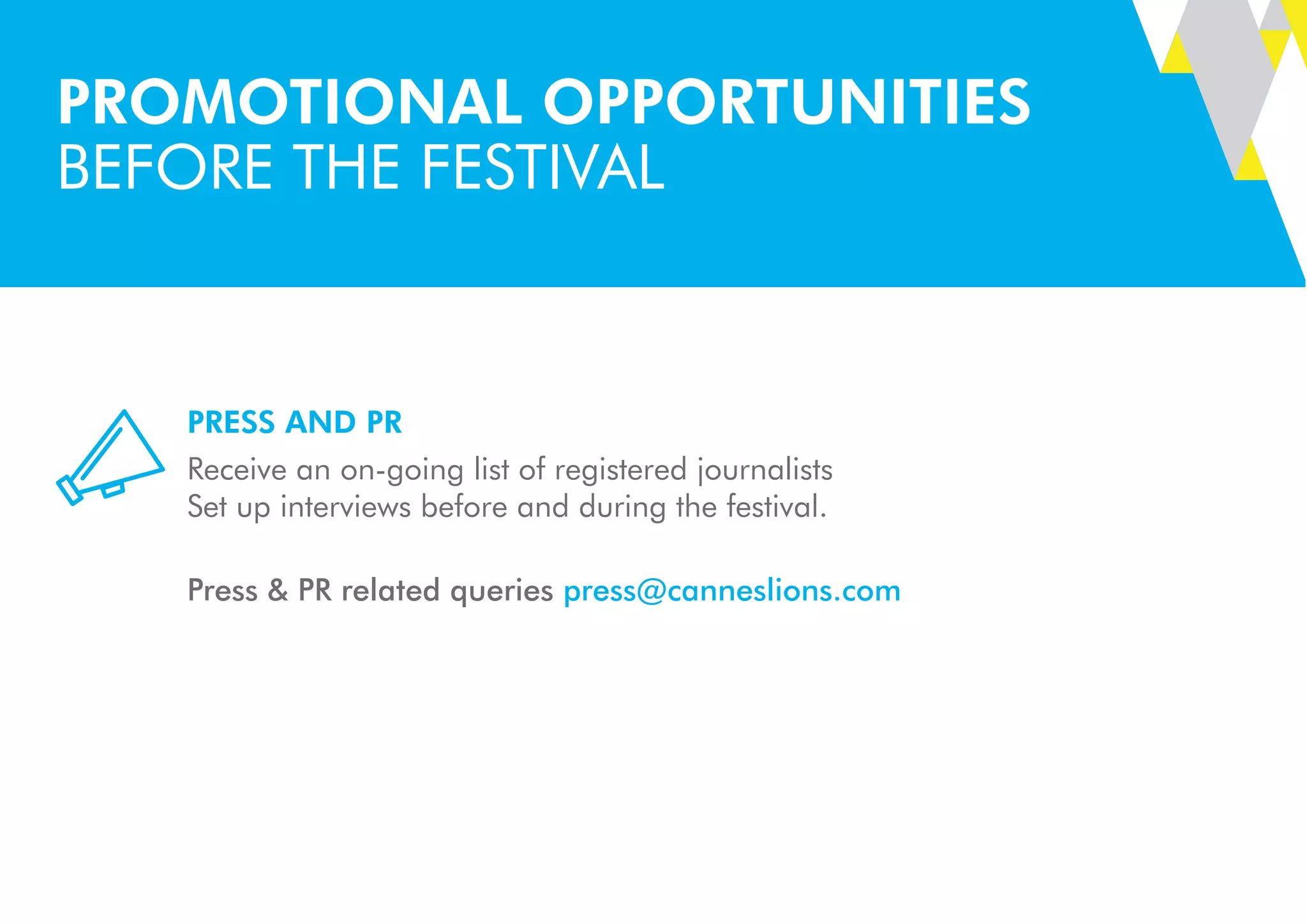 Promotional slides | PPT