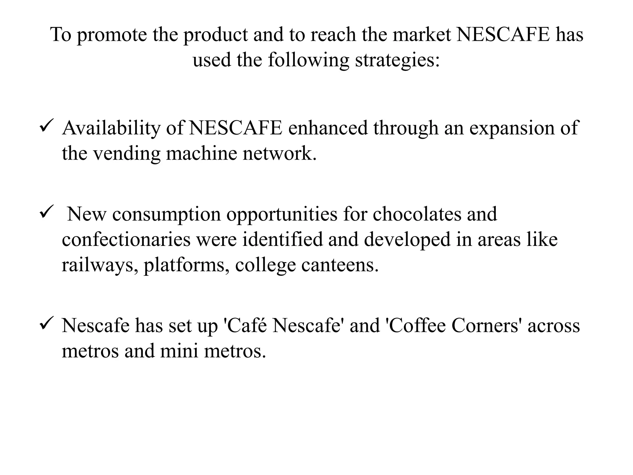 Promotional strategies of nescafe | PPTX