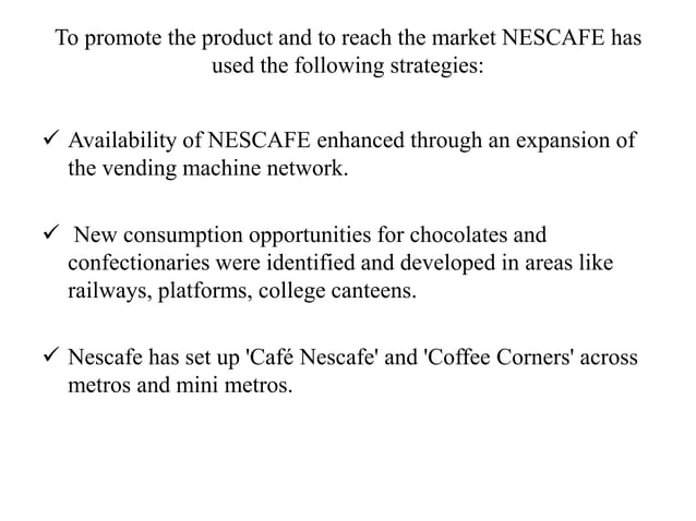 Promotional strategies of nescafe | PPTX | Advertising Industry ...