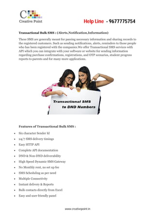 Promotional vs transactional sms | PDF