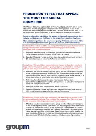 Level of Promotion for Social Commerce | PDF