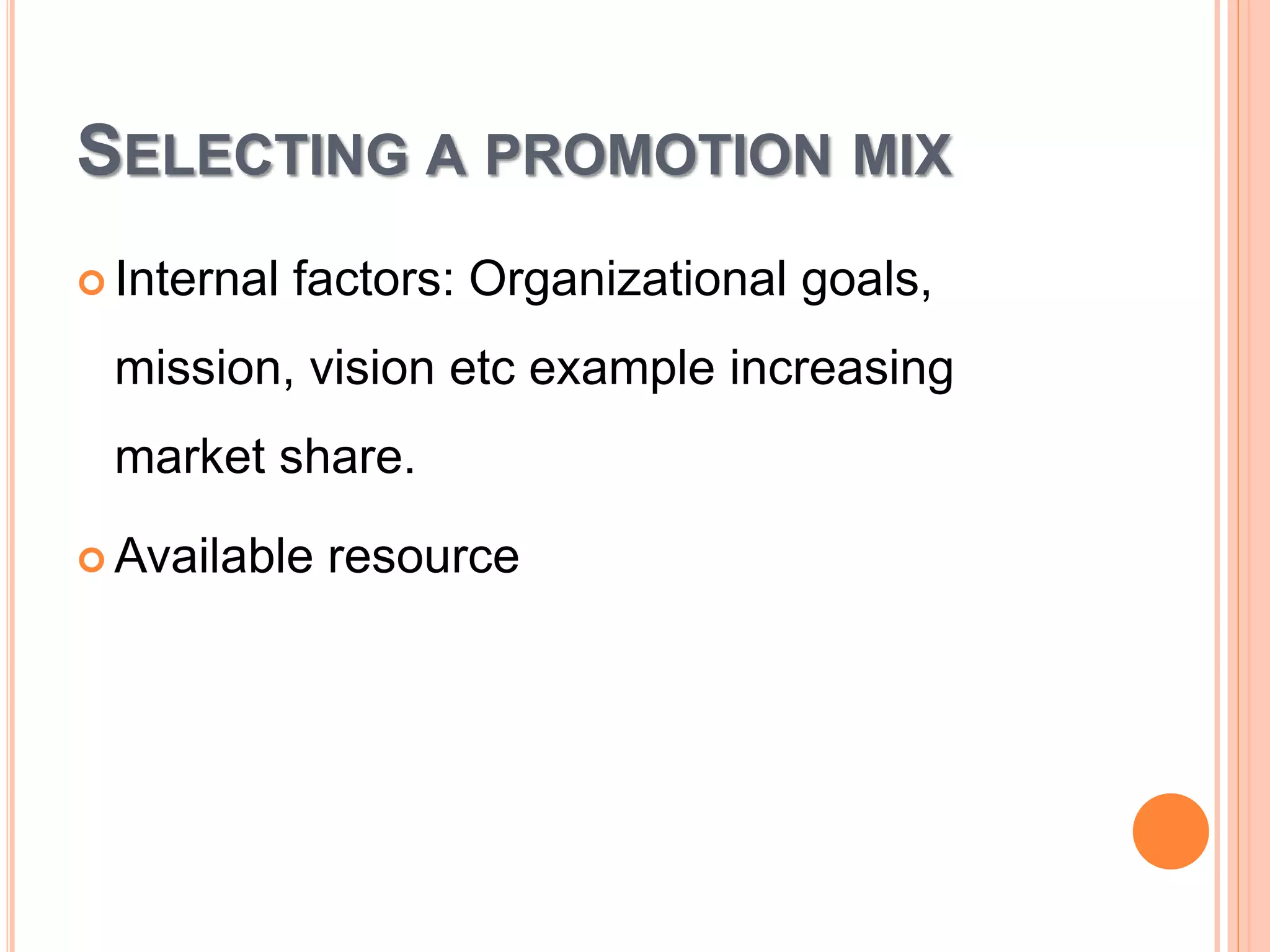 Promotion decision ppt | PPTX