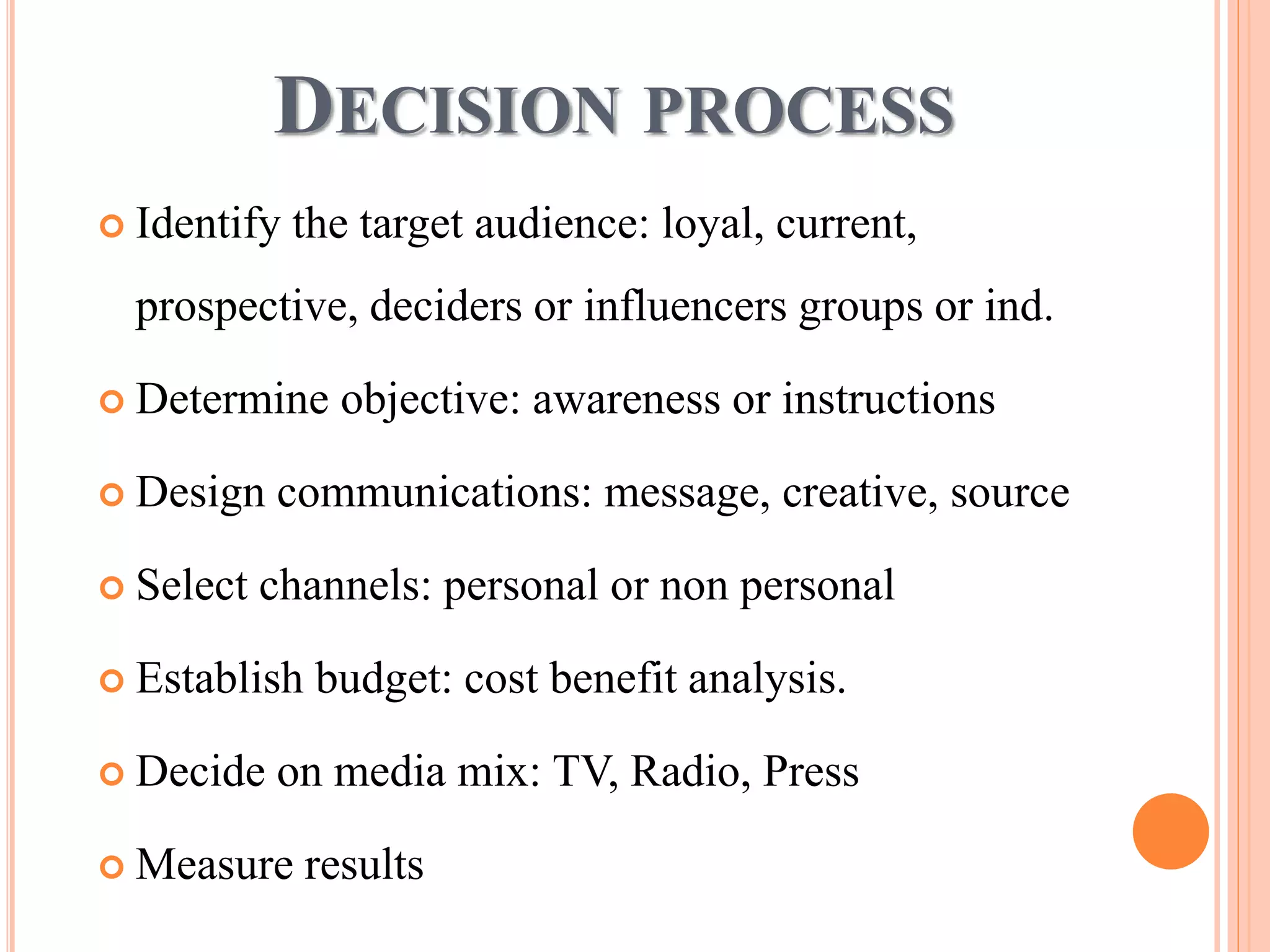 Promotion decision ppt | PPTX