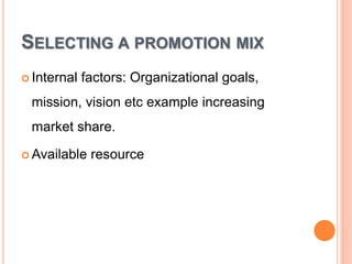 Promotion decision ppt | PPTX