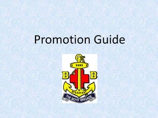 Promotion guide | PPTX