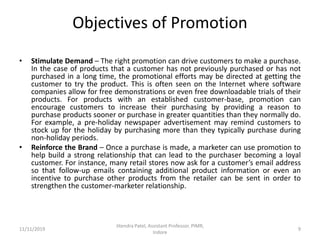 Promotion in marketing | PPTX