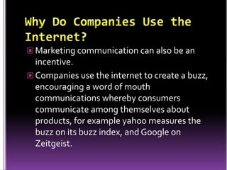 Promotion in the internet marketing mix | PPTX