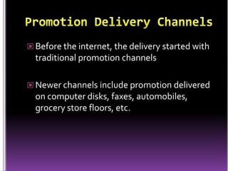 Promotion in the internet marketing mix | PPT